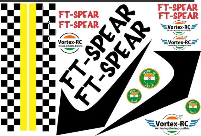 FT-Spear Flying Wing - Laser Cut Foamboard Speed Build kit - Vortex-RC