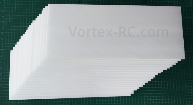 6MM Depron 20 Sheet Pack 500x200MM - Vortex-RC
