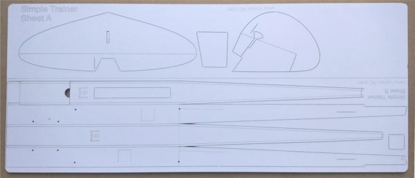 VT-Simple Trainer Laser Cut Foamboard Speed Build RC Plane kit Vortex-RC