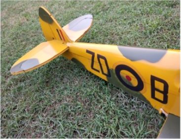 Spitfire - Laser Cut Foamboard Speed Build kit - Vortex-RC