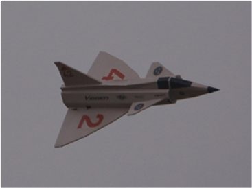 Viggen - Laser Cut Paper Laminated Foam board RC Plane kit - Vortex-RC