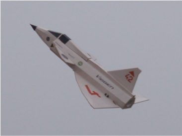 Viggen - Laser Cut Paper Laminated Foam board RC Plane kit - Vortex-RC