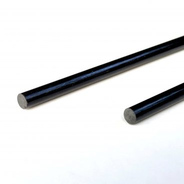 1x1000mm CF Rod (2 Pcs) Carbon Fiber / Fibre Rods - Vortex-RC