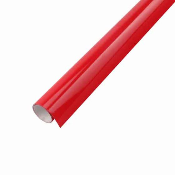 2m x 60cm Bright Red High Quality Covering Film - Vortex-RC