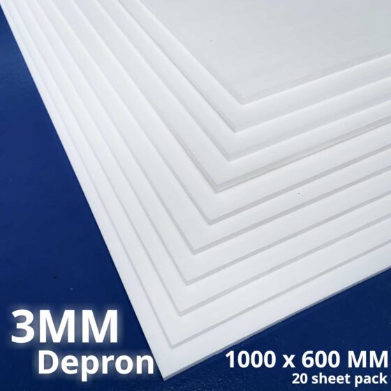 3MM Premium Depron 1000x600mm 20 Sheet Pack - Vortex-RC